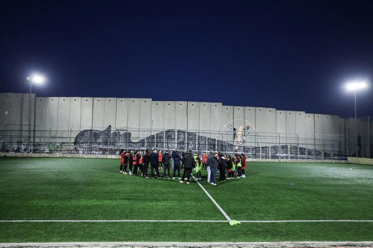 The West Bank soccer field slated for demolition by Israel
