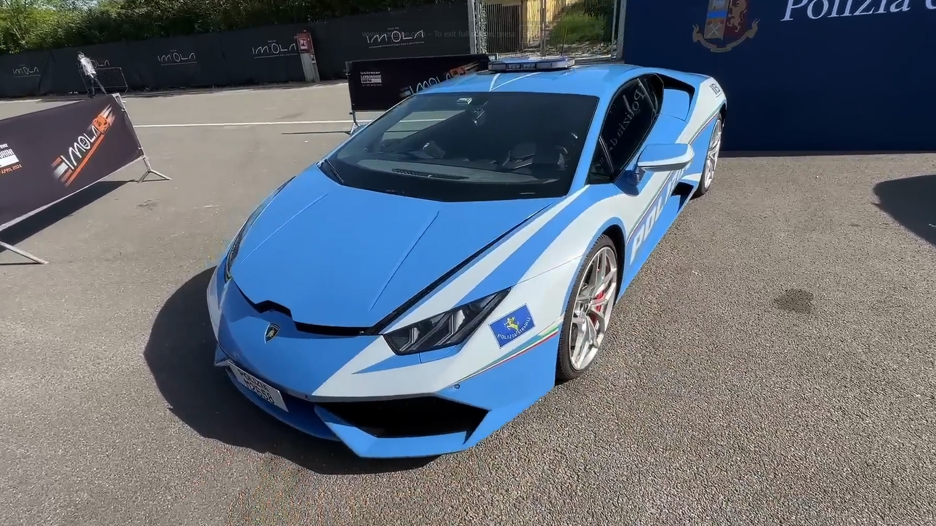 Scoperta delle Lamborghini della Polizia di Stato