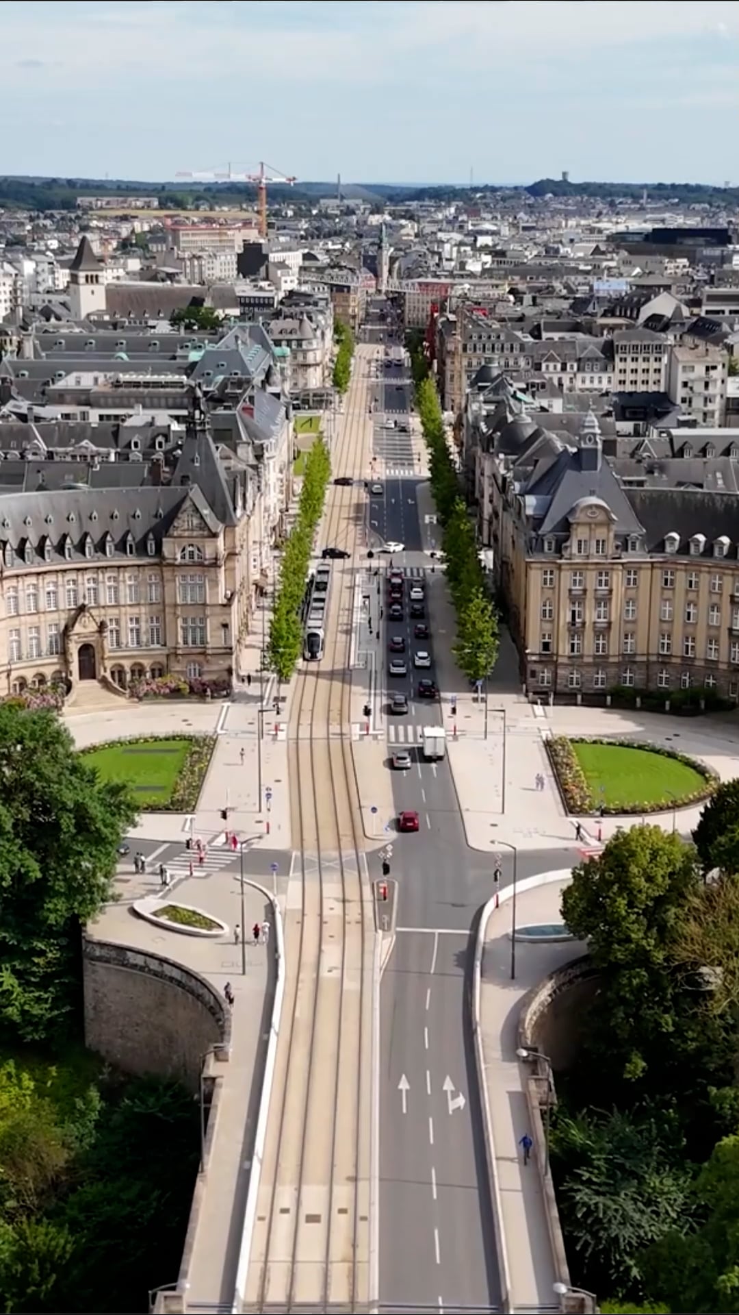 Luxembourg from above: A drone journey over historic beauty