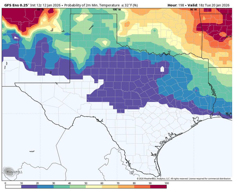 Could Houston see its first freeze of 2026 next Monday? Here's the ...