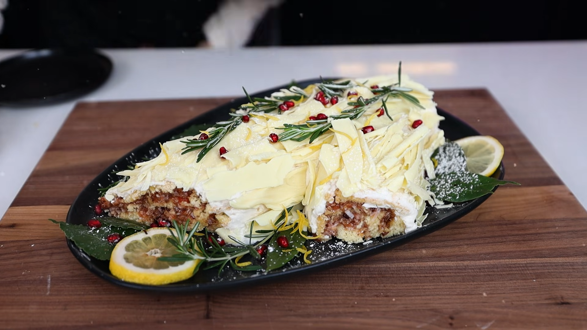 Yule log with a vengeance