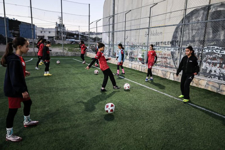 The West Bank soccer field slated for demolition by Israel