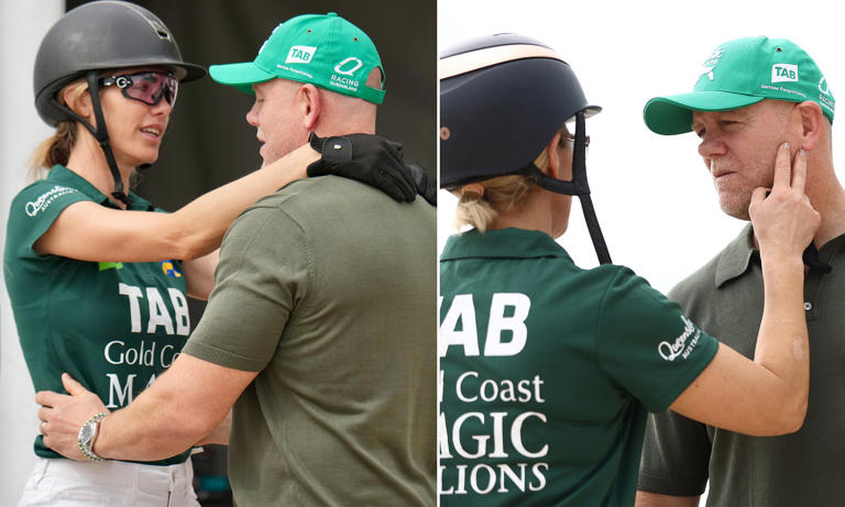 Zara and Mike Tindall cosy up to Harry and Meghan's BFFs at horse ...