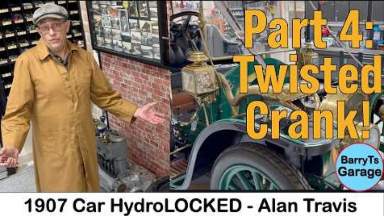 Vintage engine repair | Twisted Delauney Belleville crank and radiator