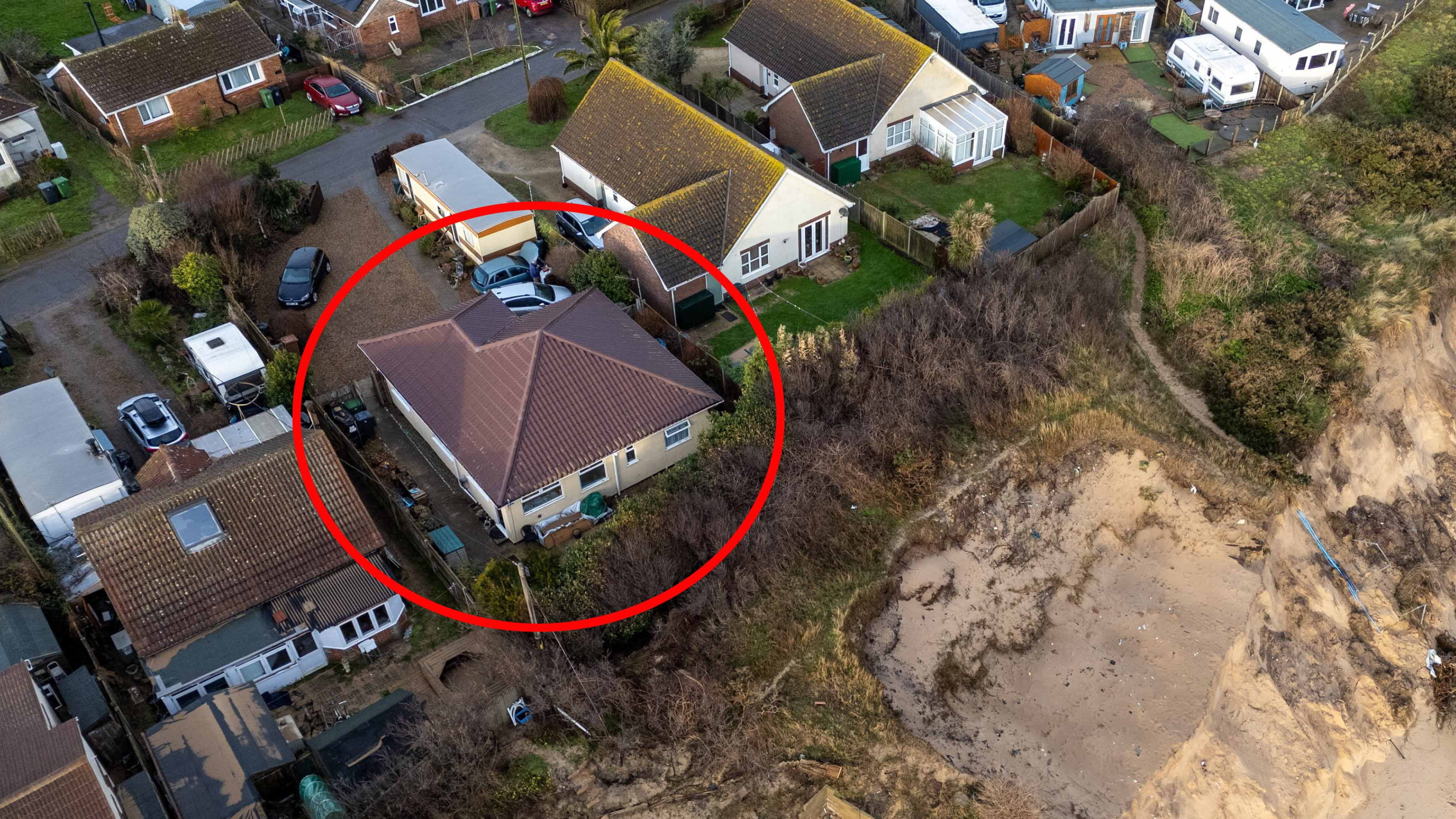 Couple forced to leave dream home after Storm Goretti left it toppling ...