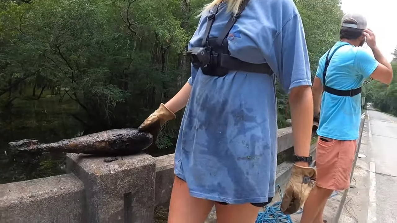 Cops shut it down immediately... “This is WW2 ordnance”