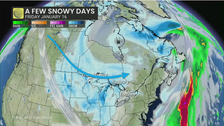 Ontario, turning colder, but still uncertain who sees the heaviest snow