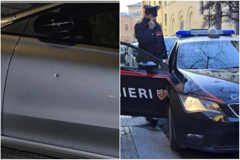 Colpi di pistola a Pesaro, foro sull’auto di un dirigente della Croce Rossa