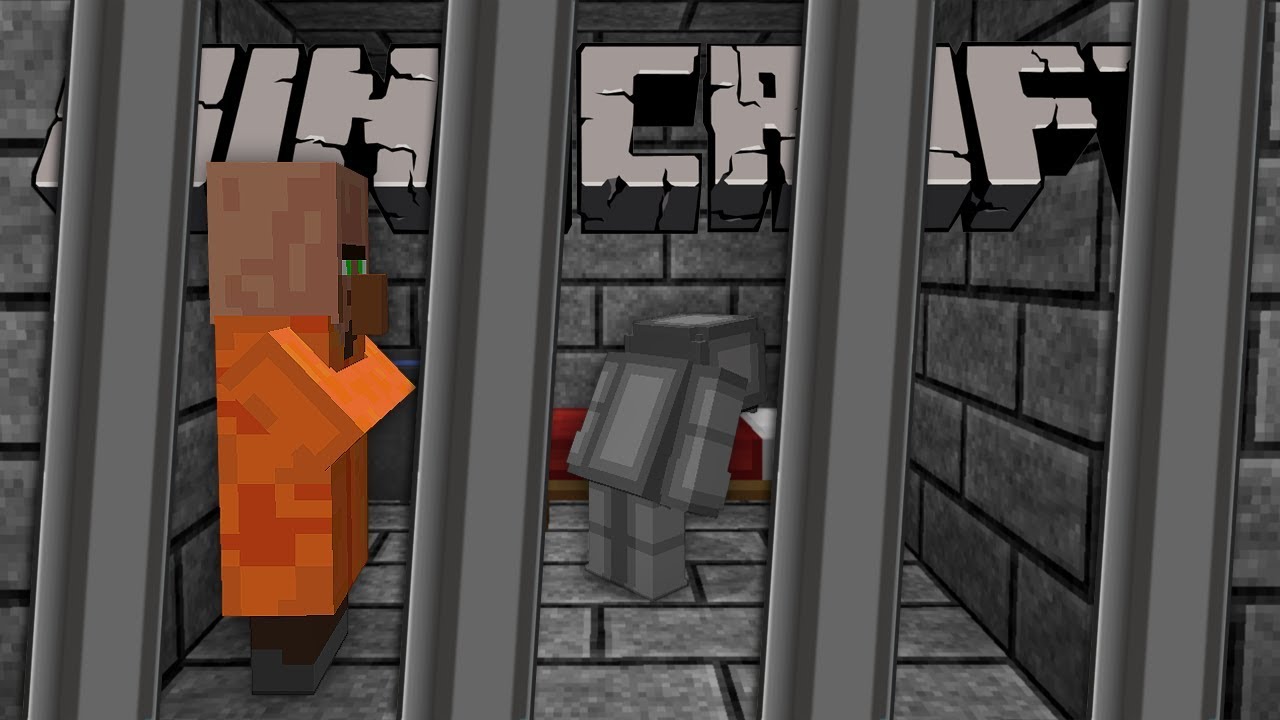 Sent to prison again in Minecraft Prison Escape