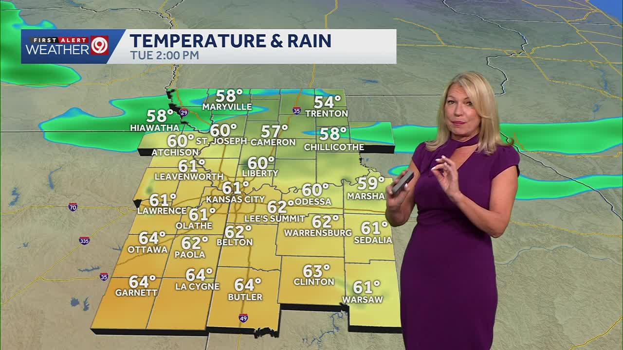 Warm day before colder weather moves in tonight