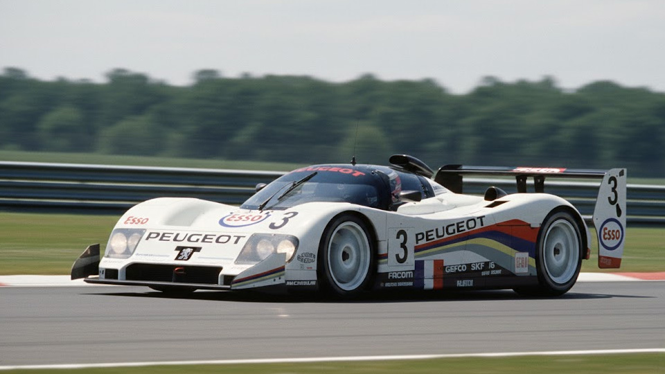 Peugeot 905 V10 onboard at Mugello