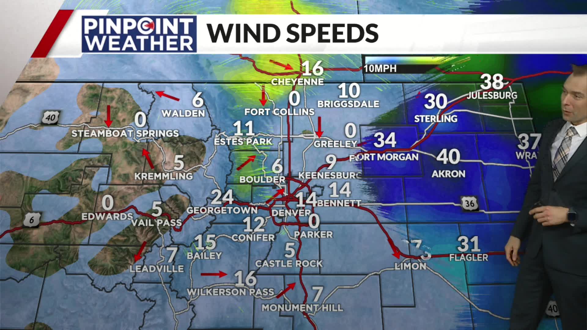 Denver weather: Mild with more clouds