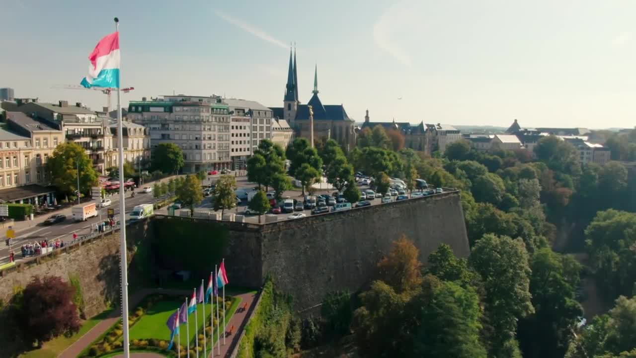 Luxembourg from above: A drone journey over historic beauty