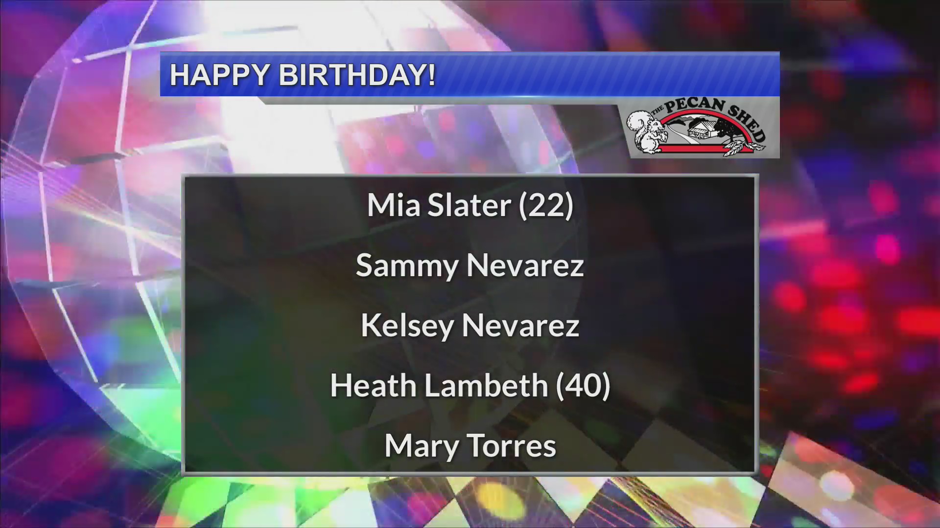 Birthdays for January 13th