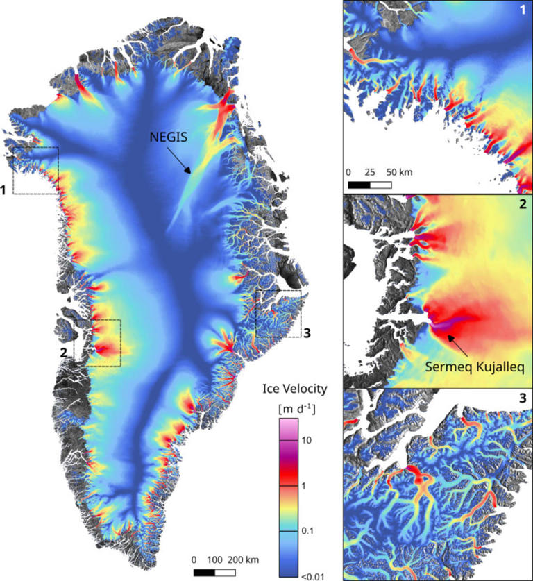 Experts tracked how fast Greenland and Antarctica's ice is moving — the ...