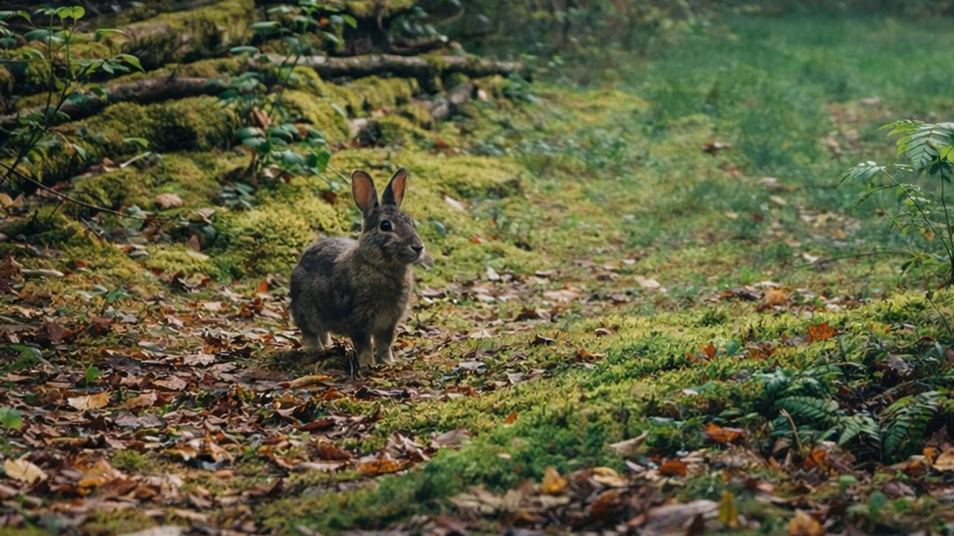 Camera trap shows what happens in the woods