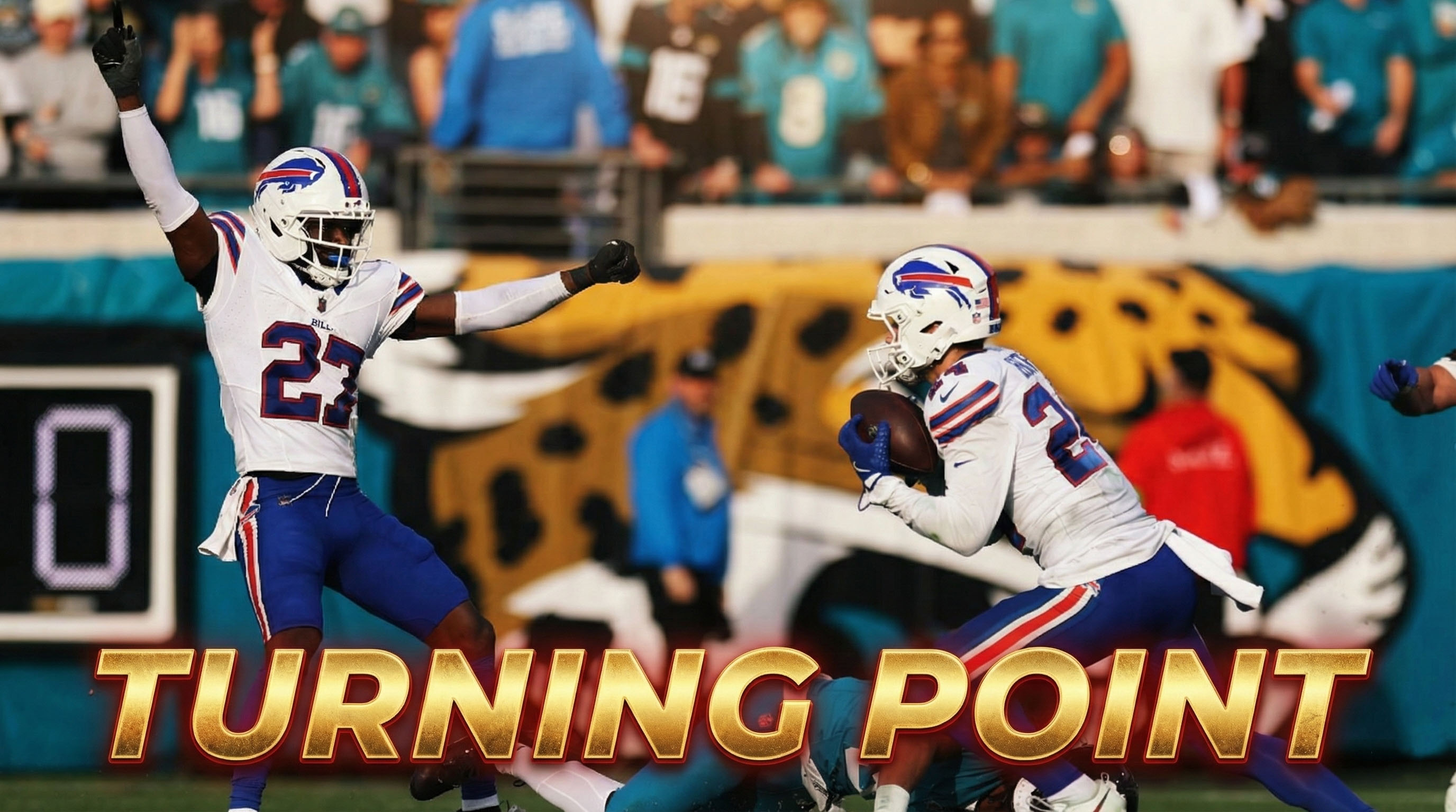 Watch how a costly interception changed the game between the Bills and Jags