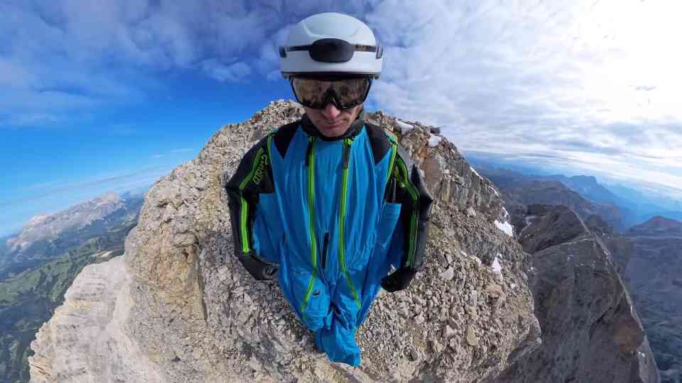 The mountain was the warm-up for the jump