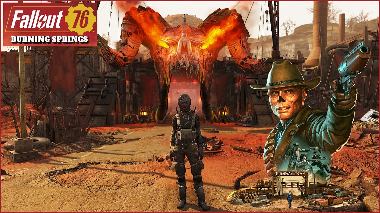 Fallout 76 Burning Springs gameplay from event in New York City!