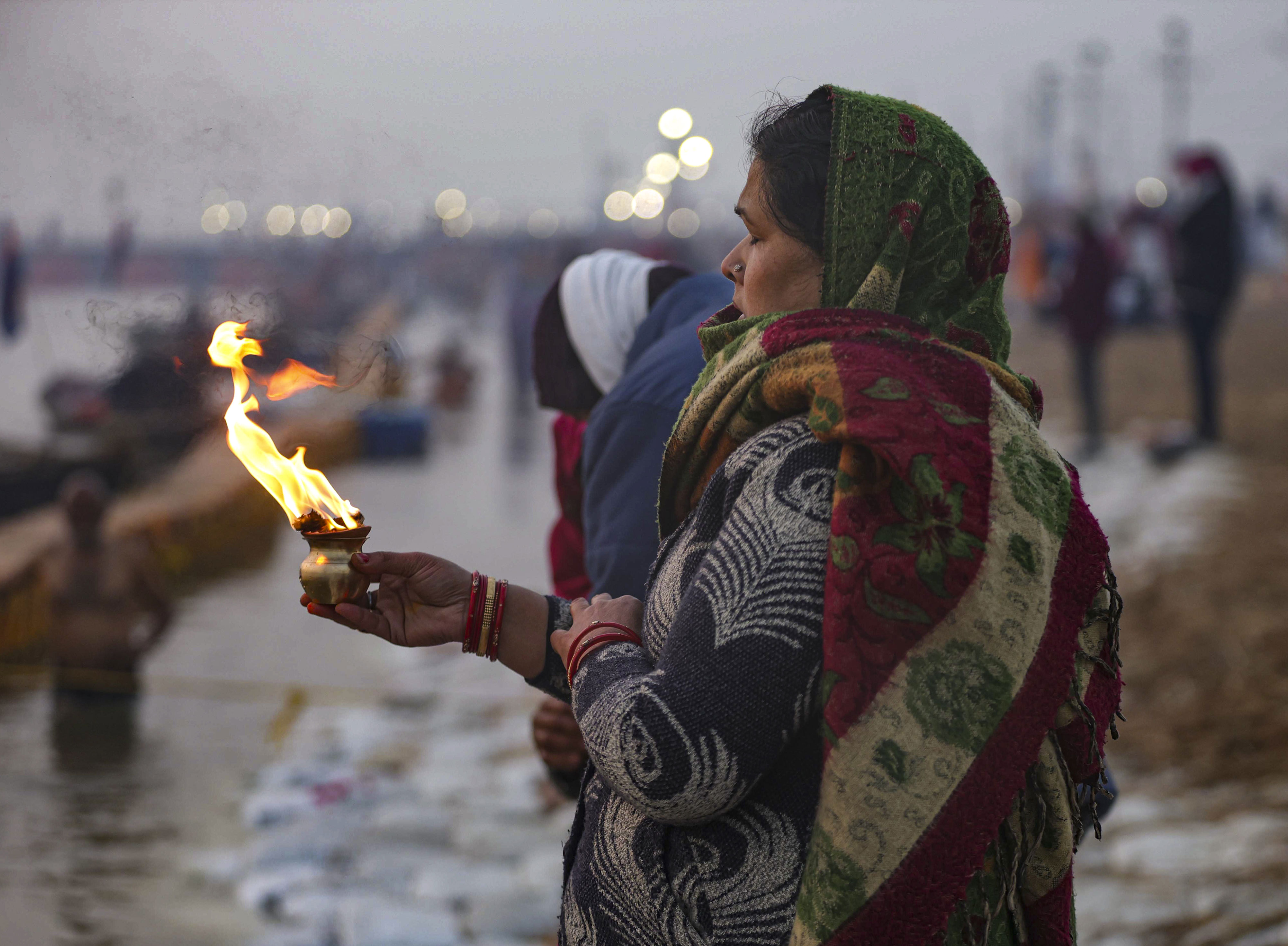 Magh Mela: Preparations in place for Makar Sankranti dip at Sangam ...