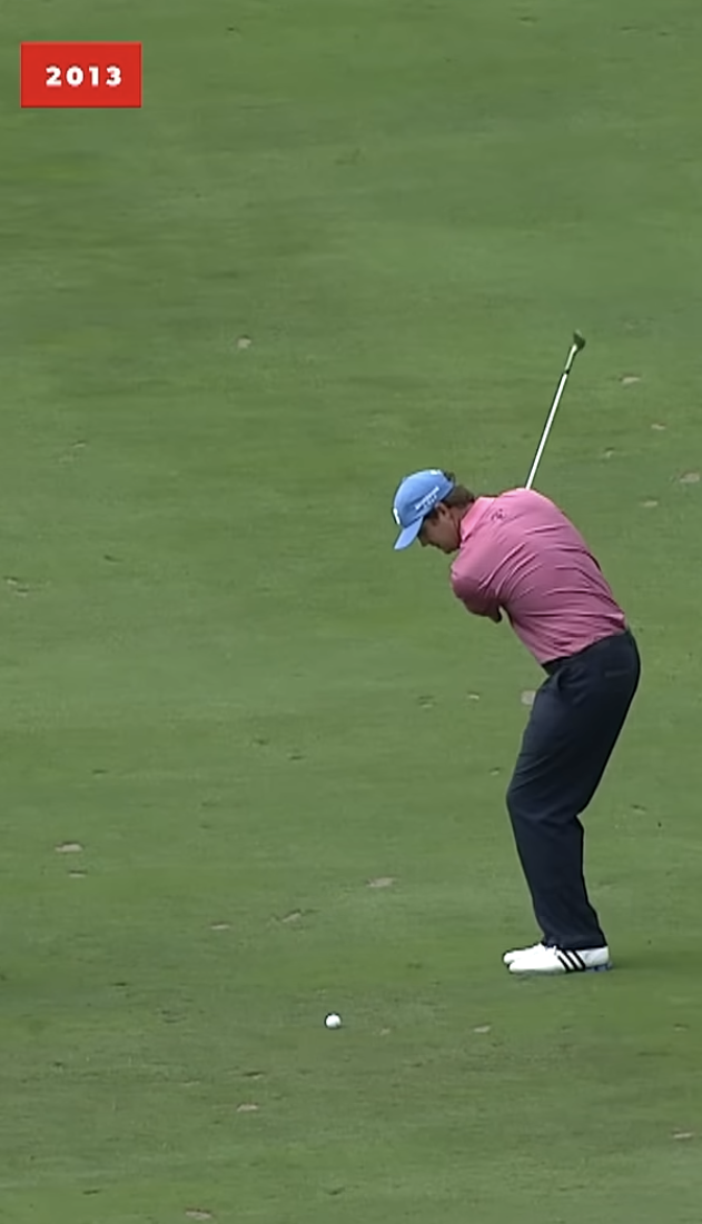 Bizarre break: Hudson Swafford penalized after divot strikes his ball