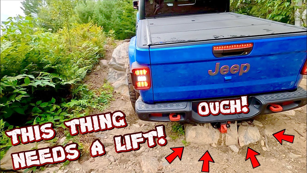 Nearly lost my bumper on this trail
