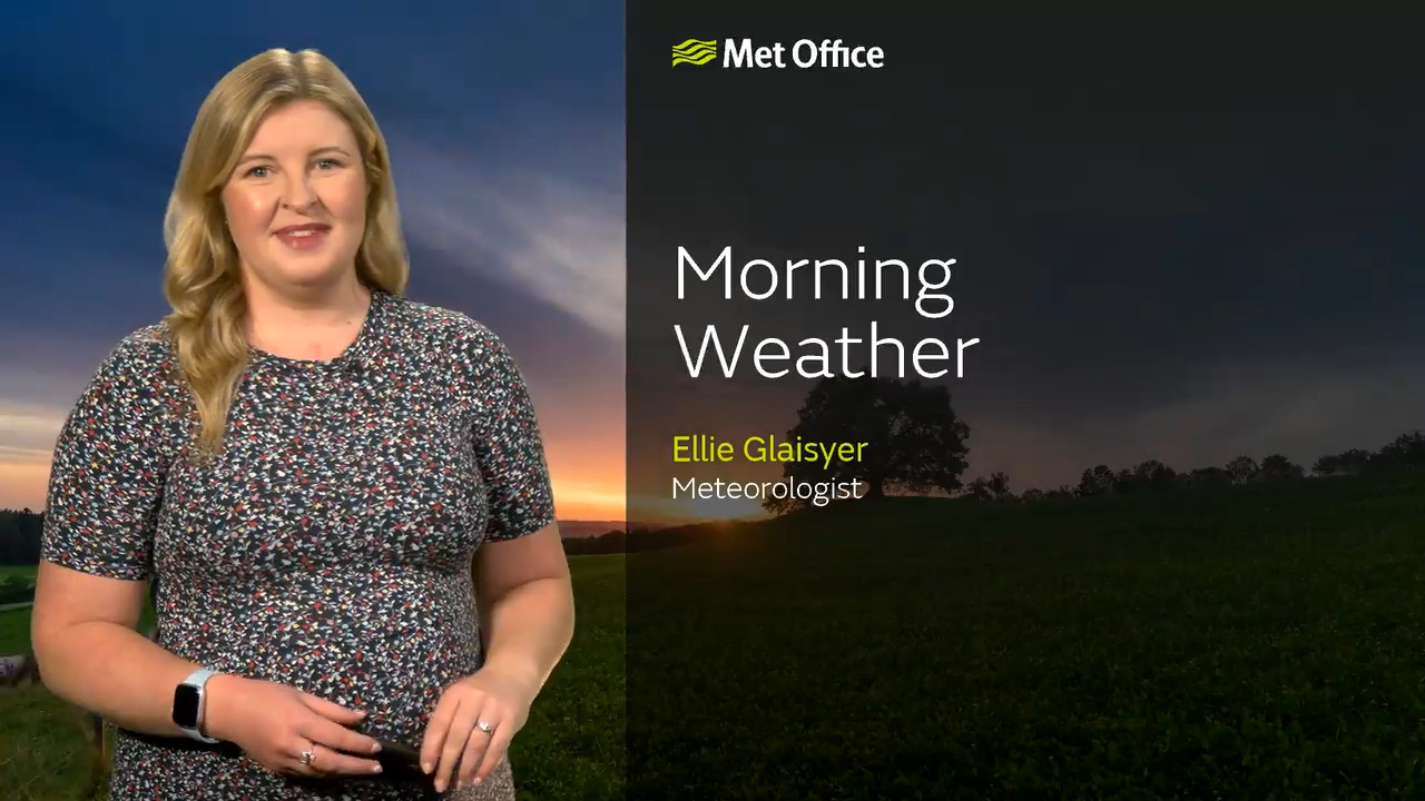 Met Office Monday morning weather forecast 06/10/2025