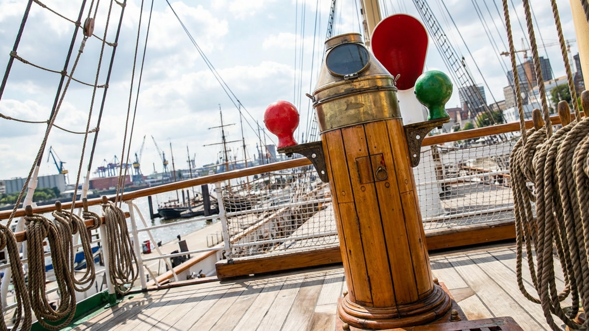 Why ships have two big metal balls on the compass stand, the simple fix ...