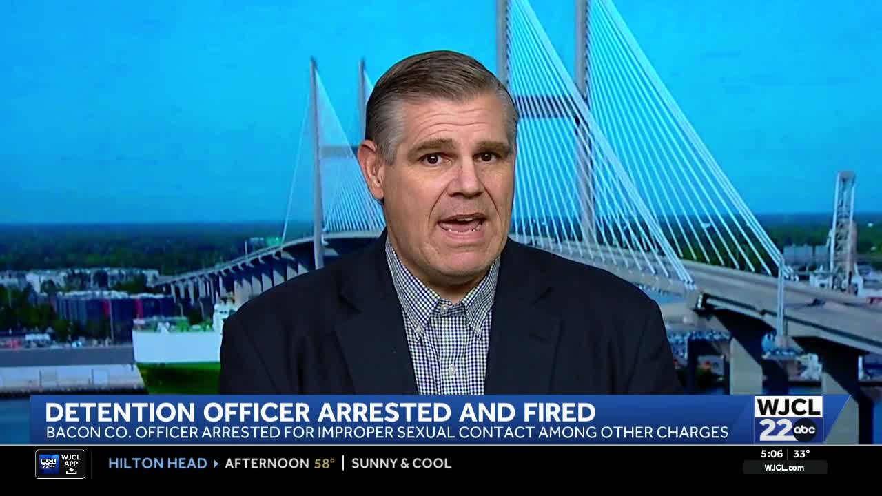 Bacon County jailer fired, arrested