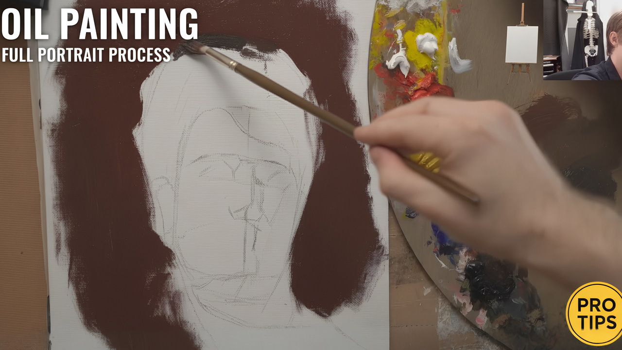 Oil painting portrait tips: Techniques to achieve realistic skin & details