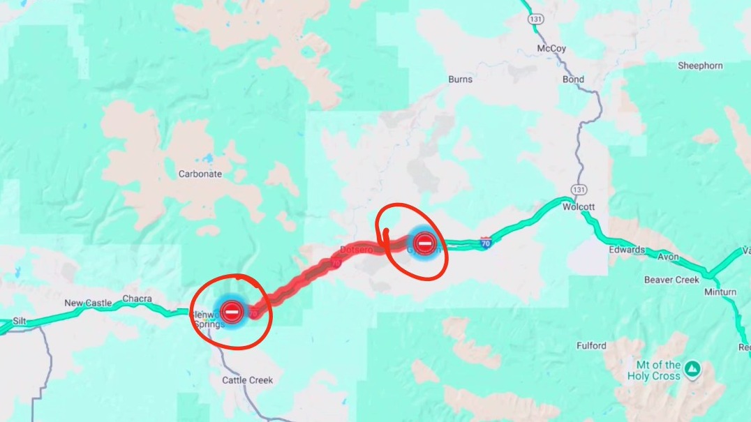 I-70 closed in Eagle, Garfield counties after shooting involving deputies
