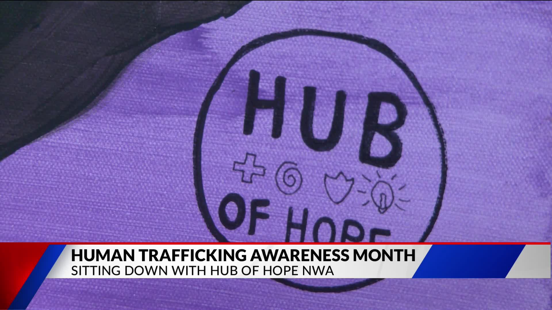 Human trafficking awareness month with Hub of Hope NWA