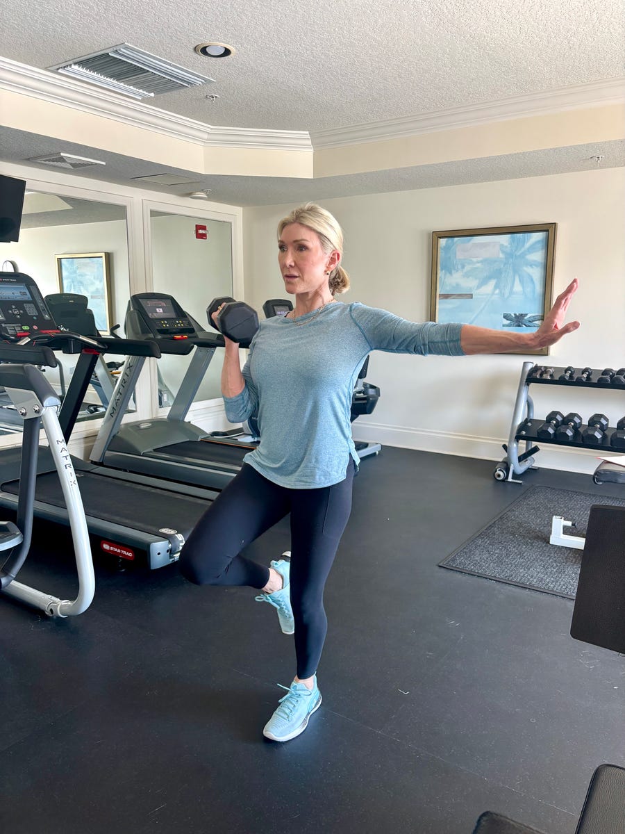 This dumbbell workout plan helped me lift heavier at 63 without a trainer. Here's how to try it.