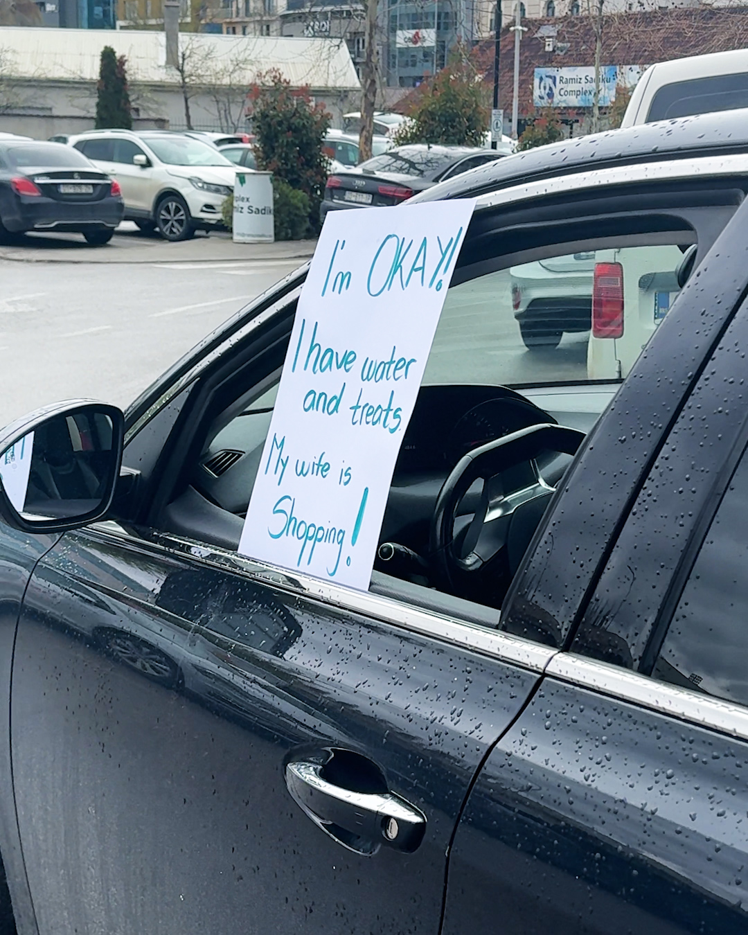 Marriage status: waiting in the car 💡😅