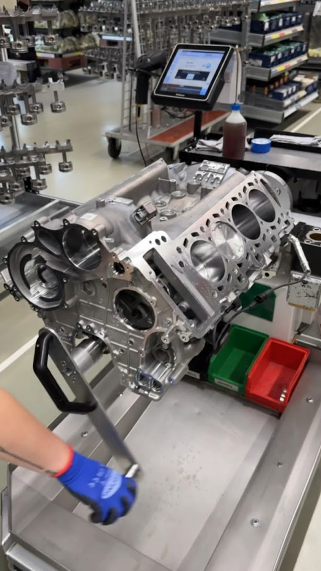 Building an AMG V8 engine