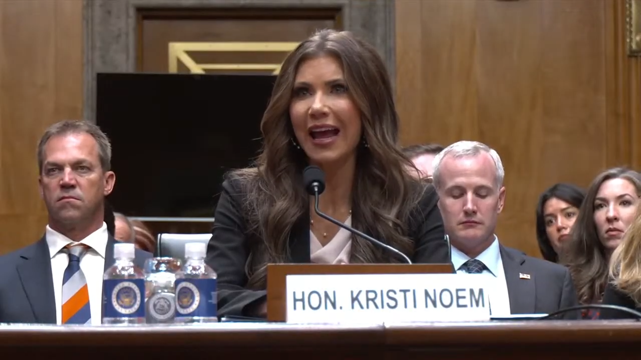 'Excuse me, that's incorrect!': When Kristi Noem earned herself a ...