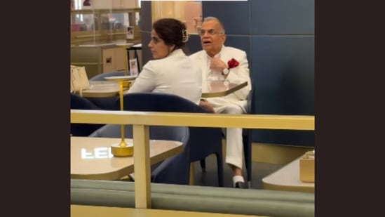 Woman spots Indian-origin billionaire PNC Menon at Dubai mall, video ...