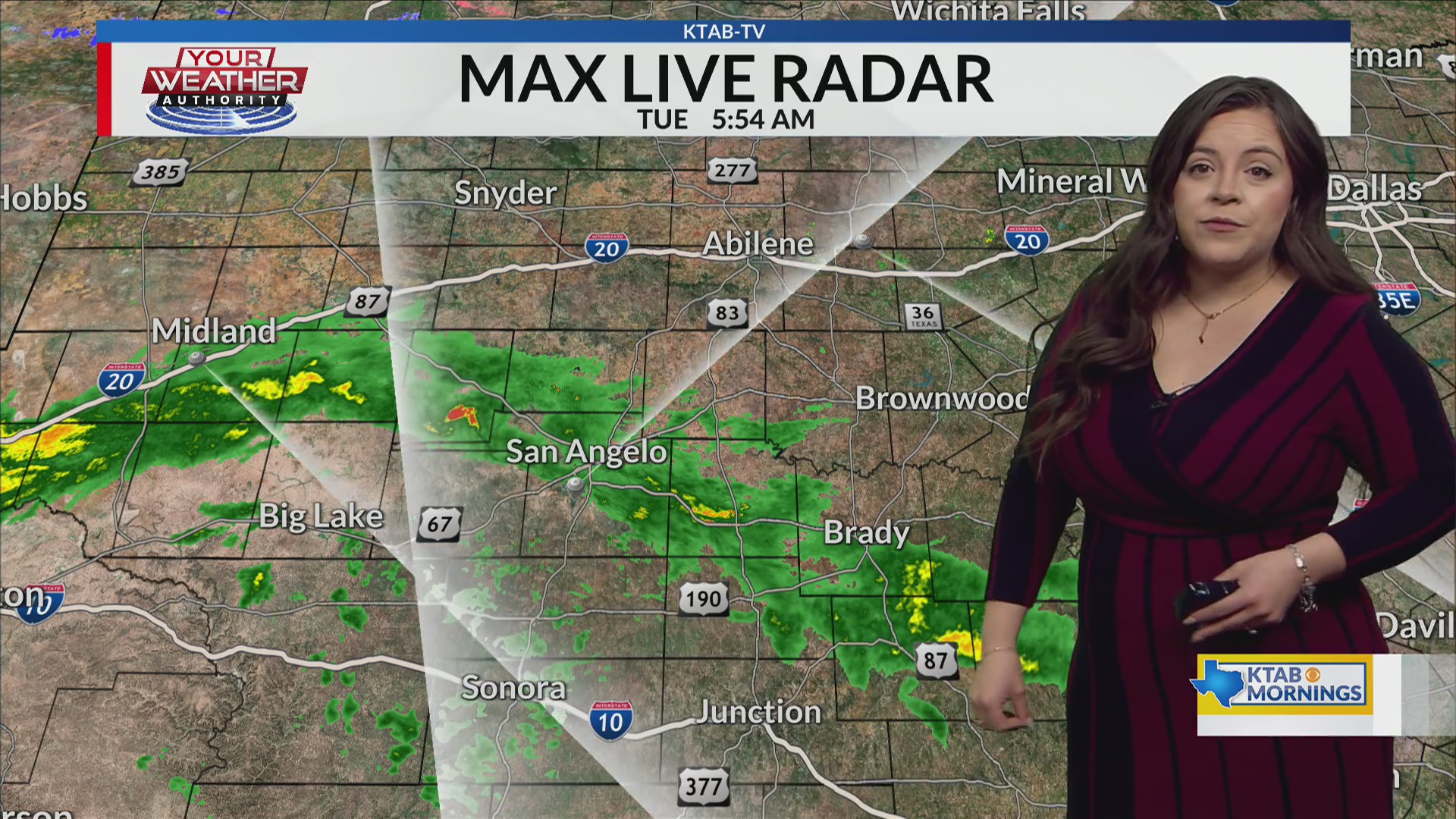 Wake-up weather: Skywater... on radar?