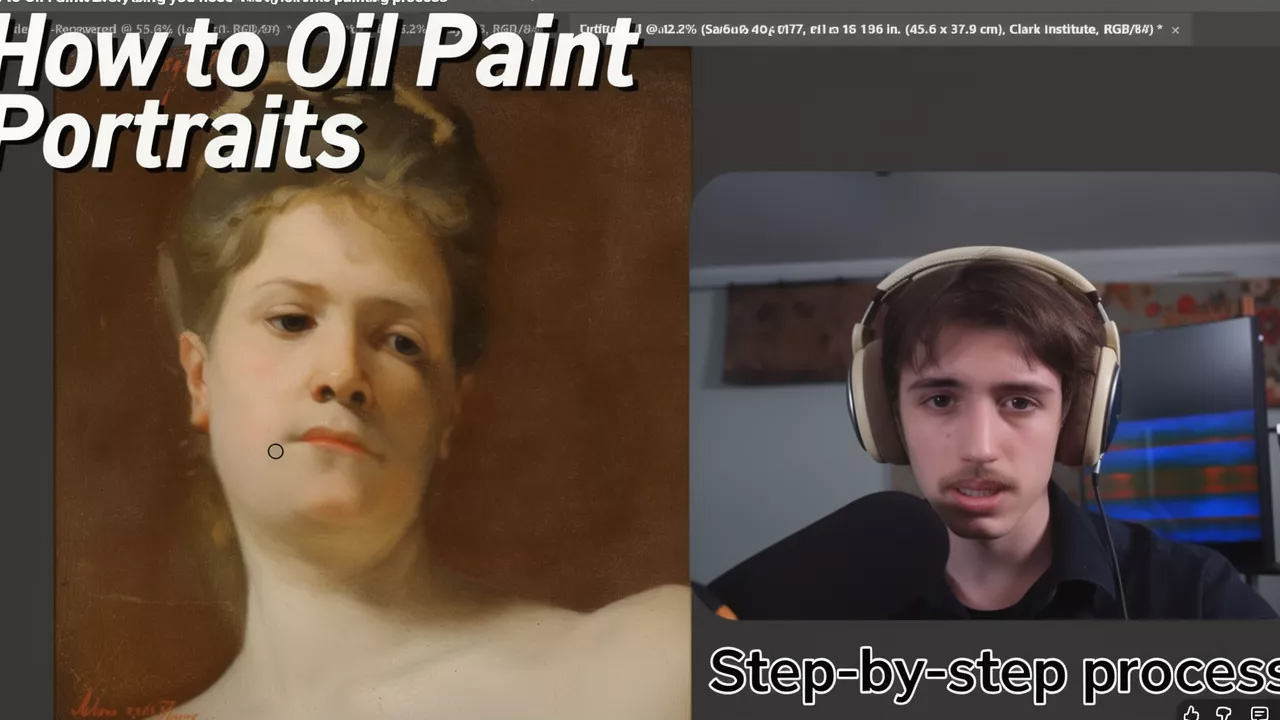 Oil painting for beginners: Tools, colours and portrait painting methods