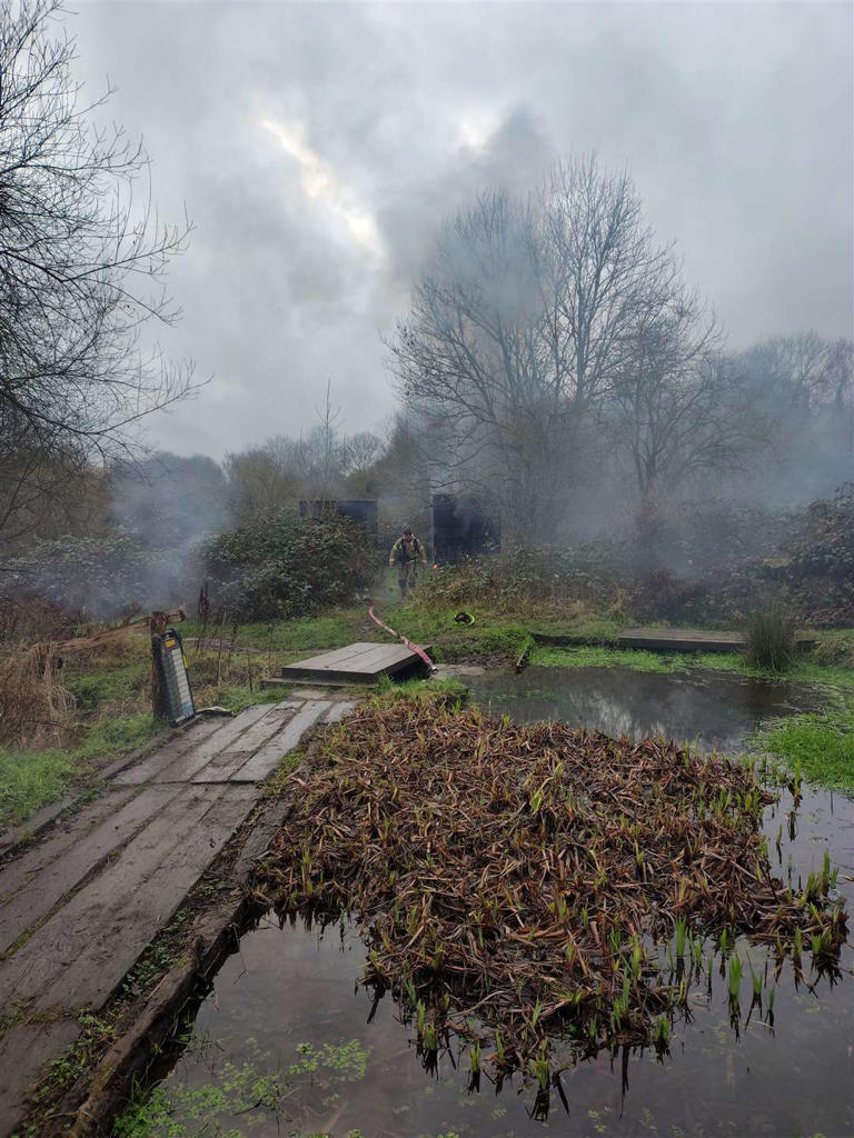 Arson attack at Fant Wildlife Nature Reserve destroys £5,000 worth of ...