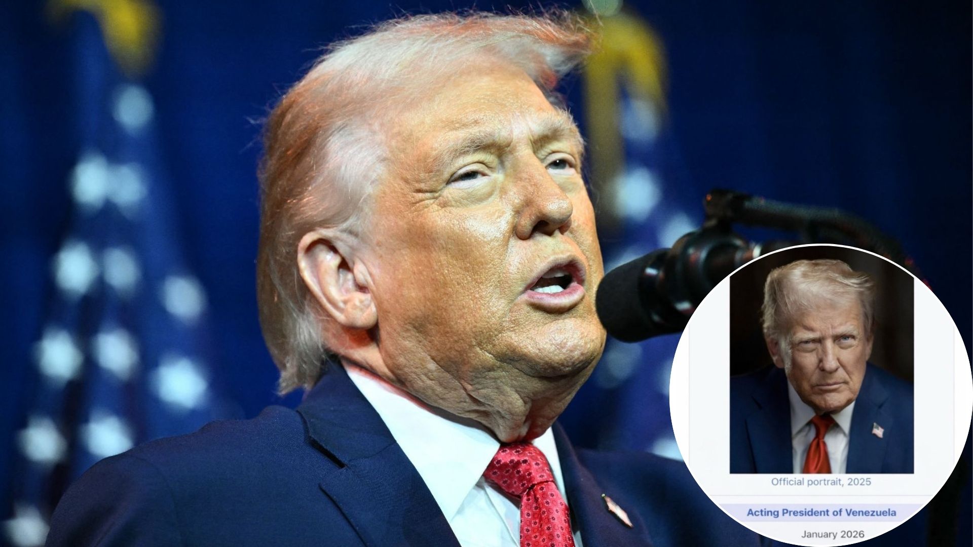 Trump says he is 'acting president of Venezuela'