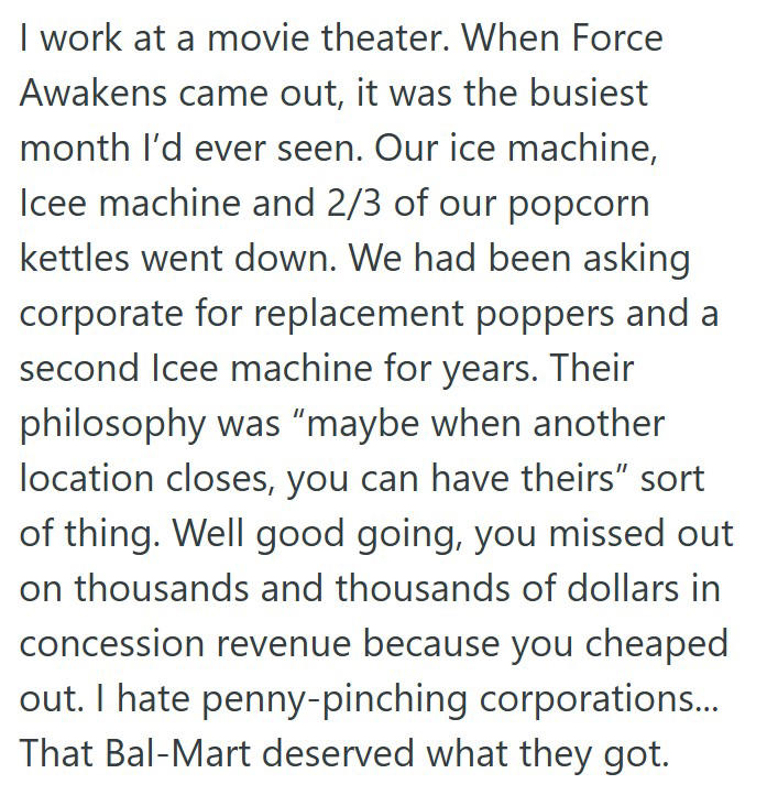 Management team thought the maintenance guy’s work was unimportant, so ...