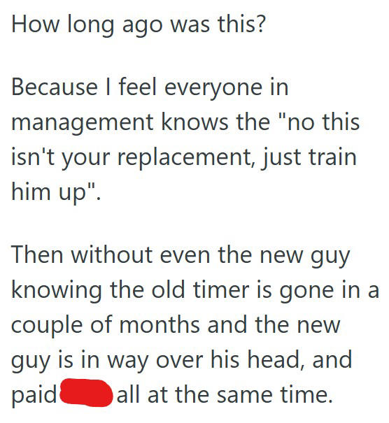 Management team thought the maintenance guy’s work was unimportant, so ...