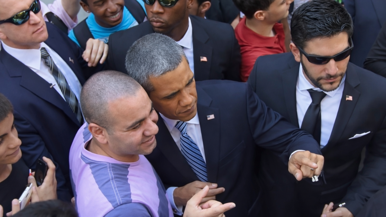Barack Obama look-alike prank in New York City