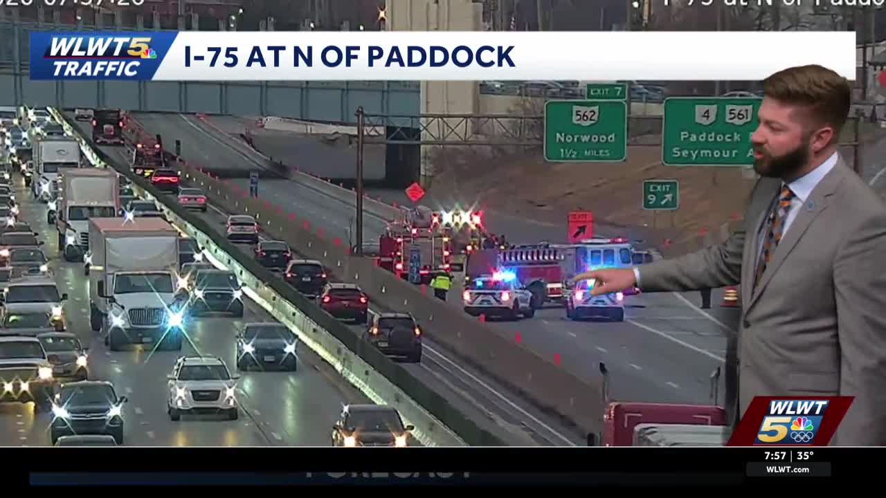 Lanes blocked on I-75 southbound near Carthage, traffic being routed ...