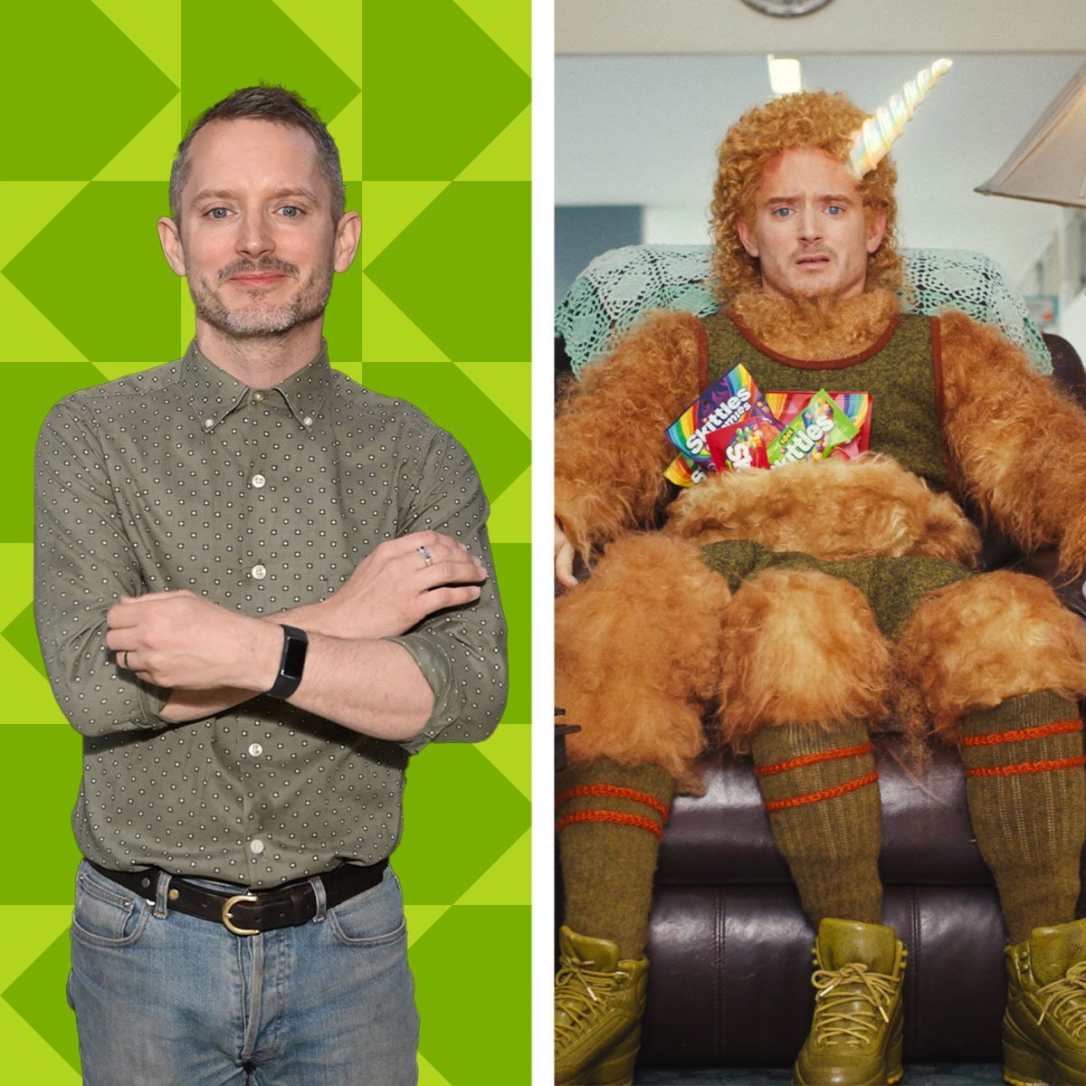 Elijah Wood is ready to do a 'super weird' Super Bowl commercial