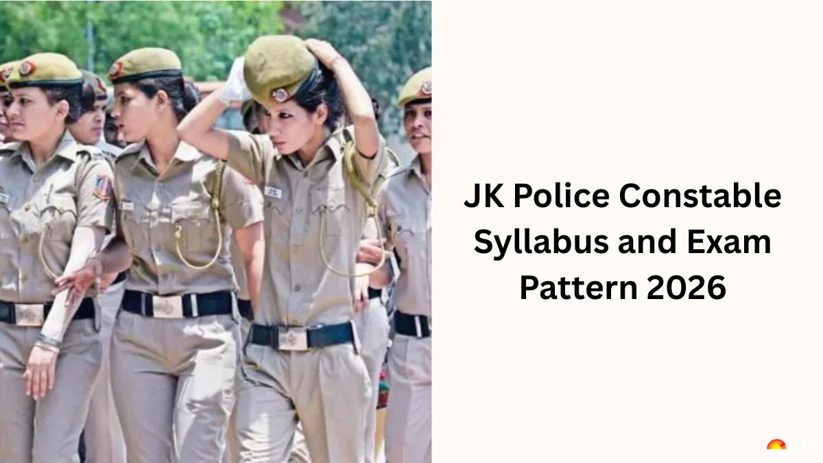 JK Police constable syllabus and exam pattern 2026 – download PDF