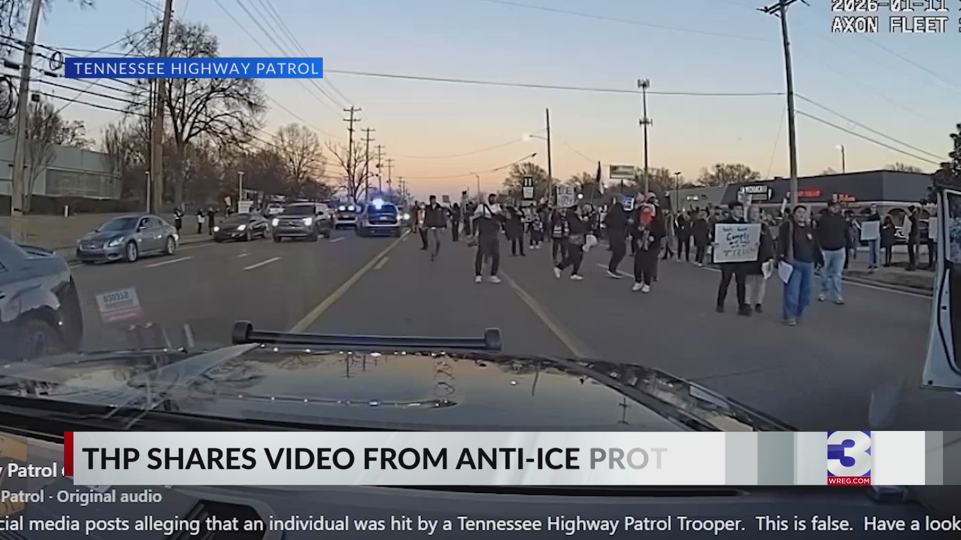 THP responds to viral video after claims trooper hit protester at anti ...