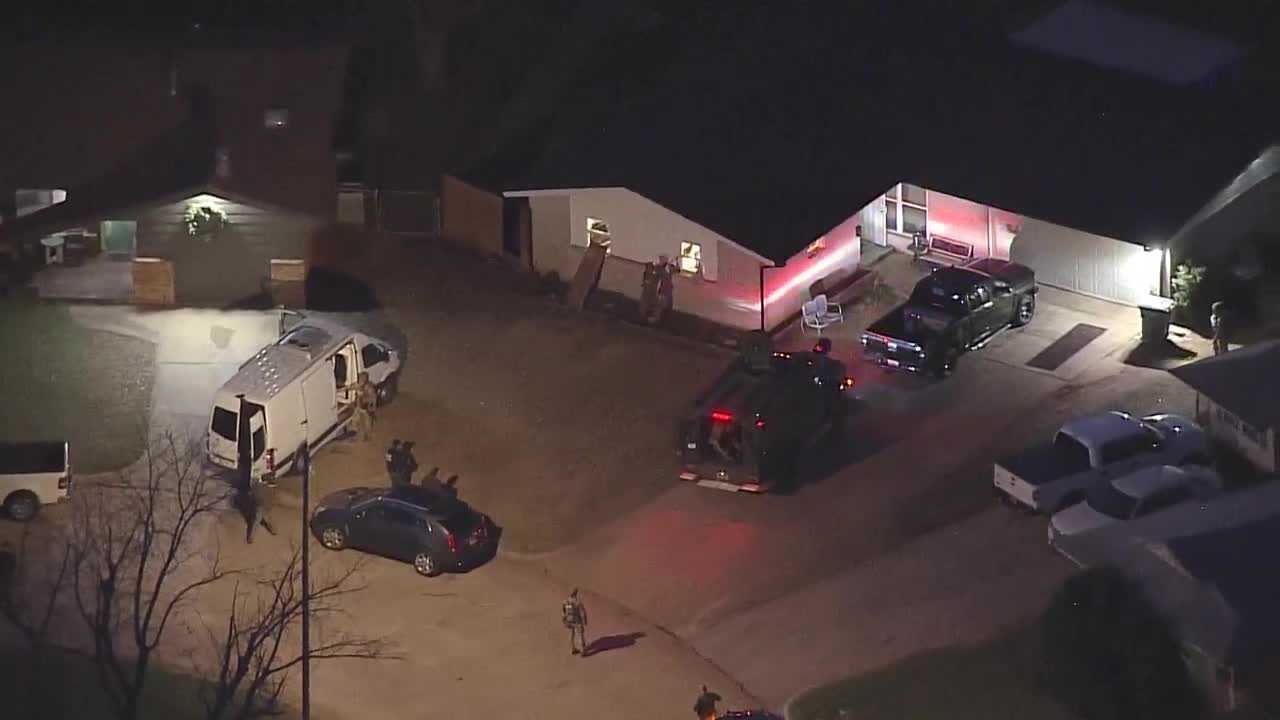 Sky 5 video shows FBI, armored vehicle amid large law enforcement ...