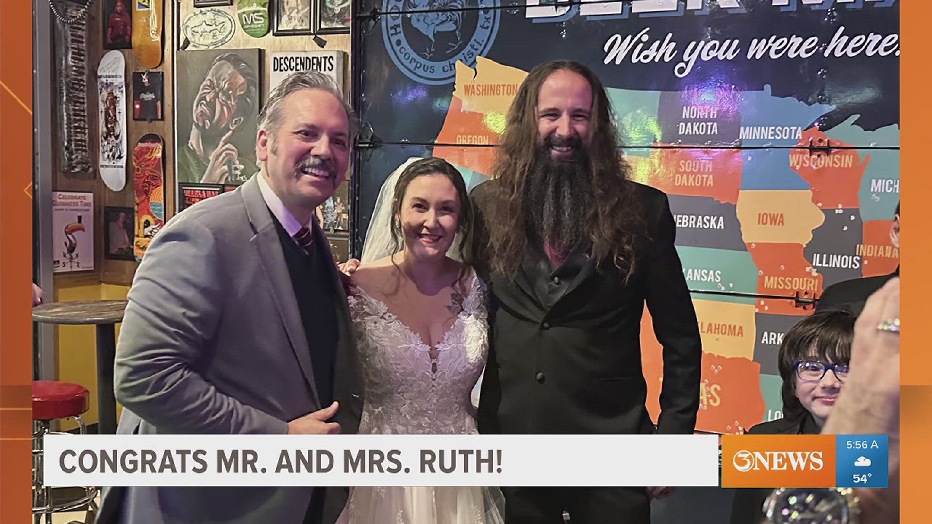 Congrats to Mr. and Mrs. Ruth!